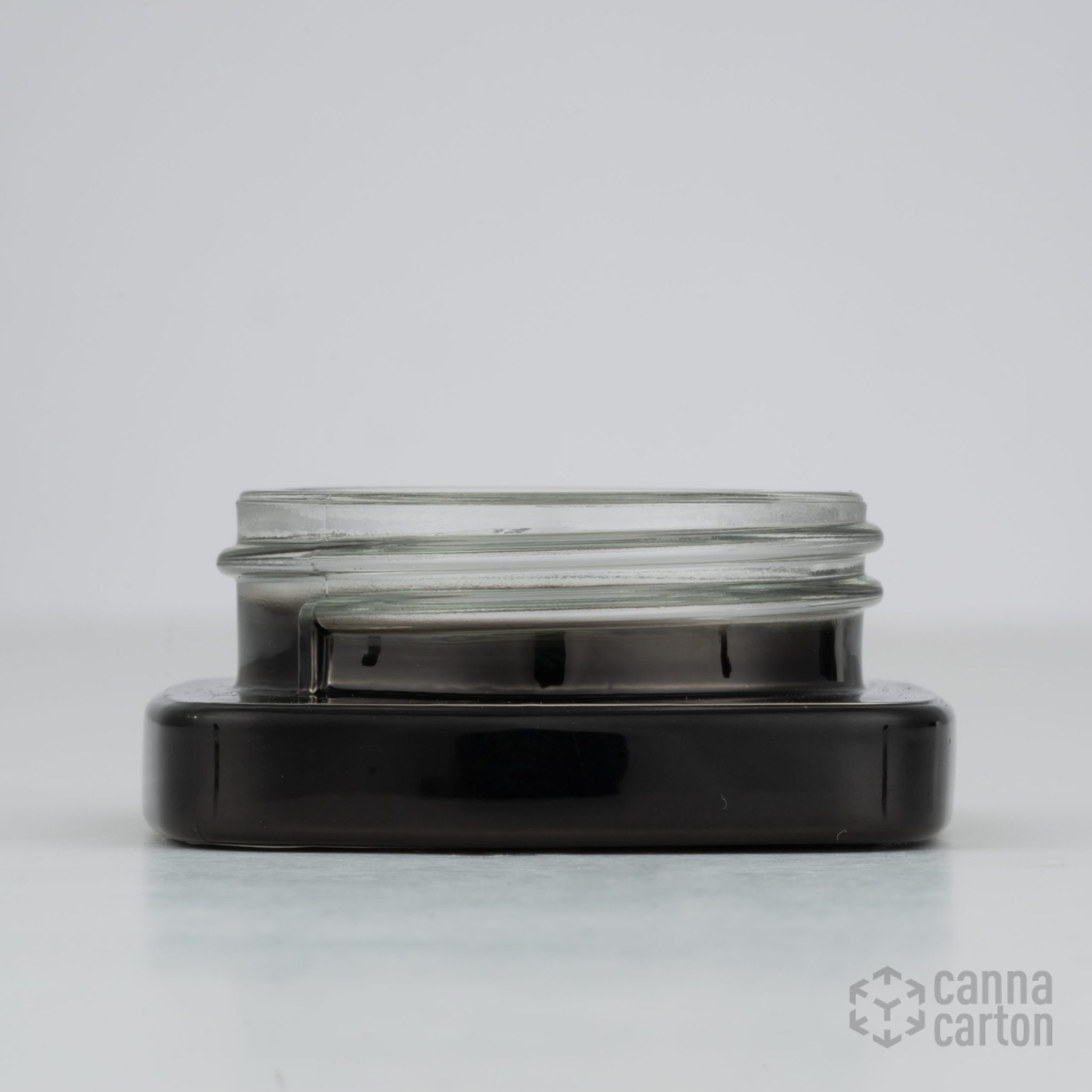 9 ml Square Concentrate Jar - Black | CannaCarton LLC