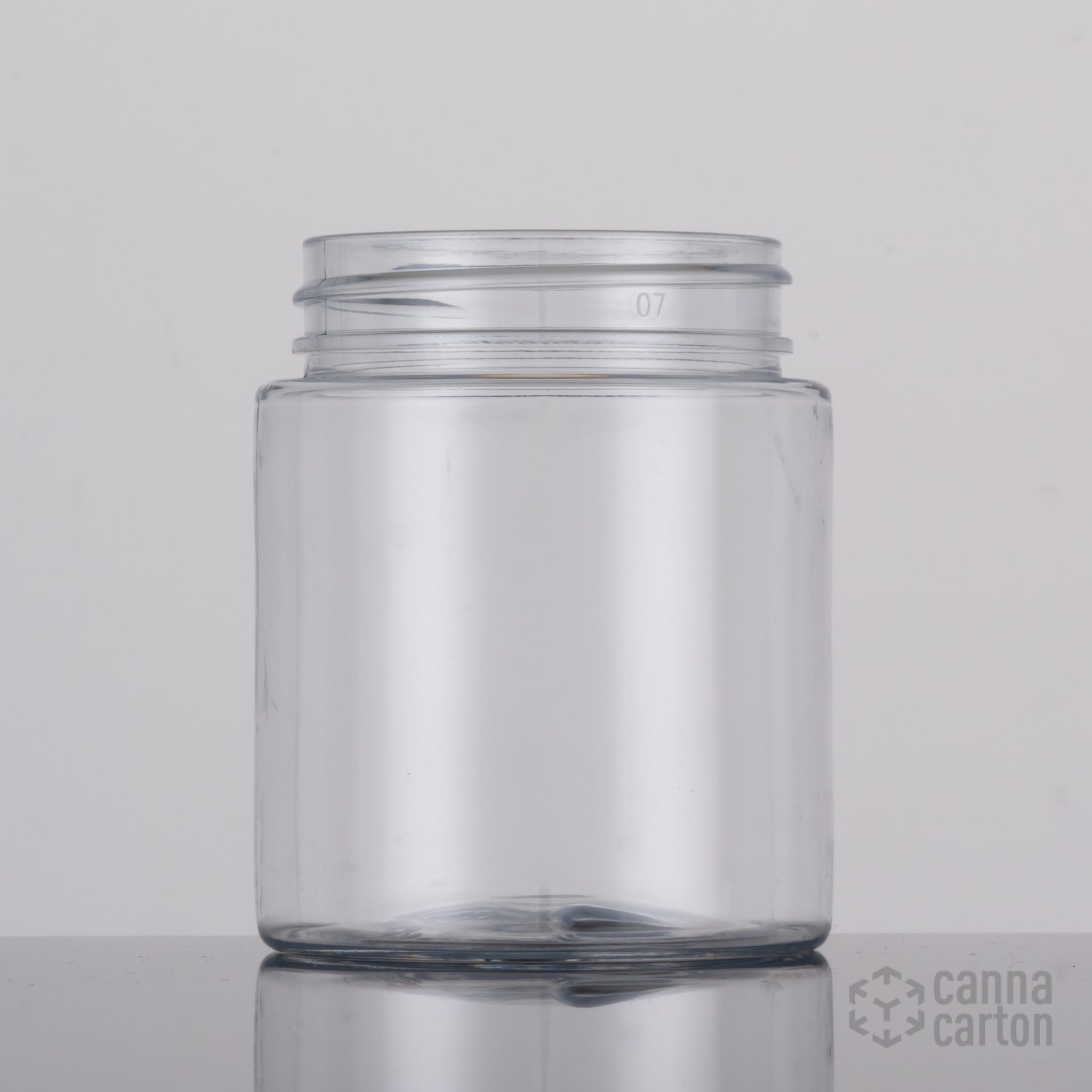 40 dram Straight Sided Jar - Clear | CannaCarton LLC