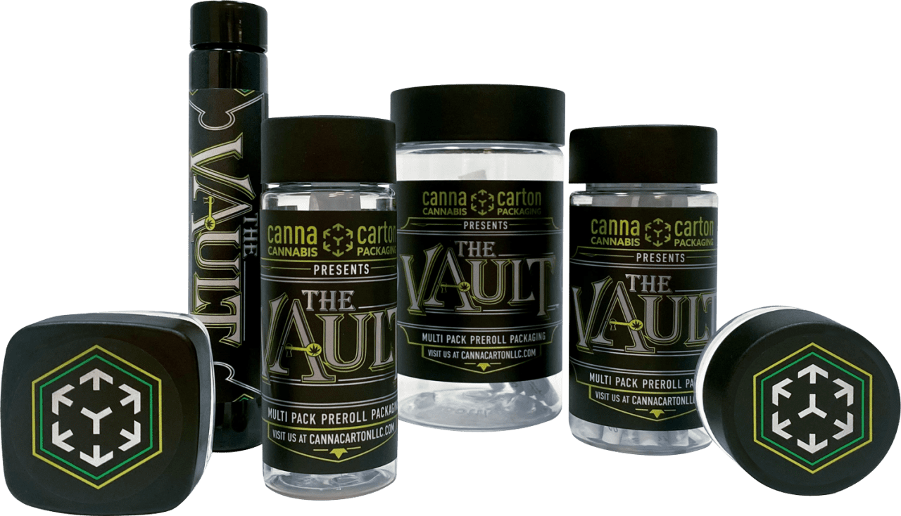 Multi Pack Pre-Roll PET Jars | CannaCarton LLC